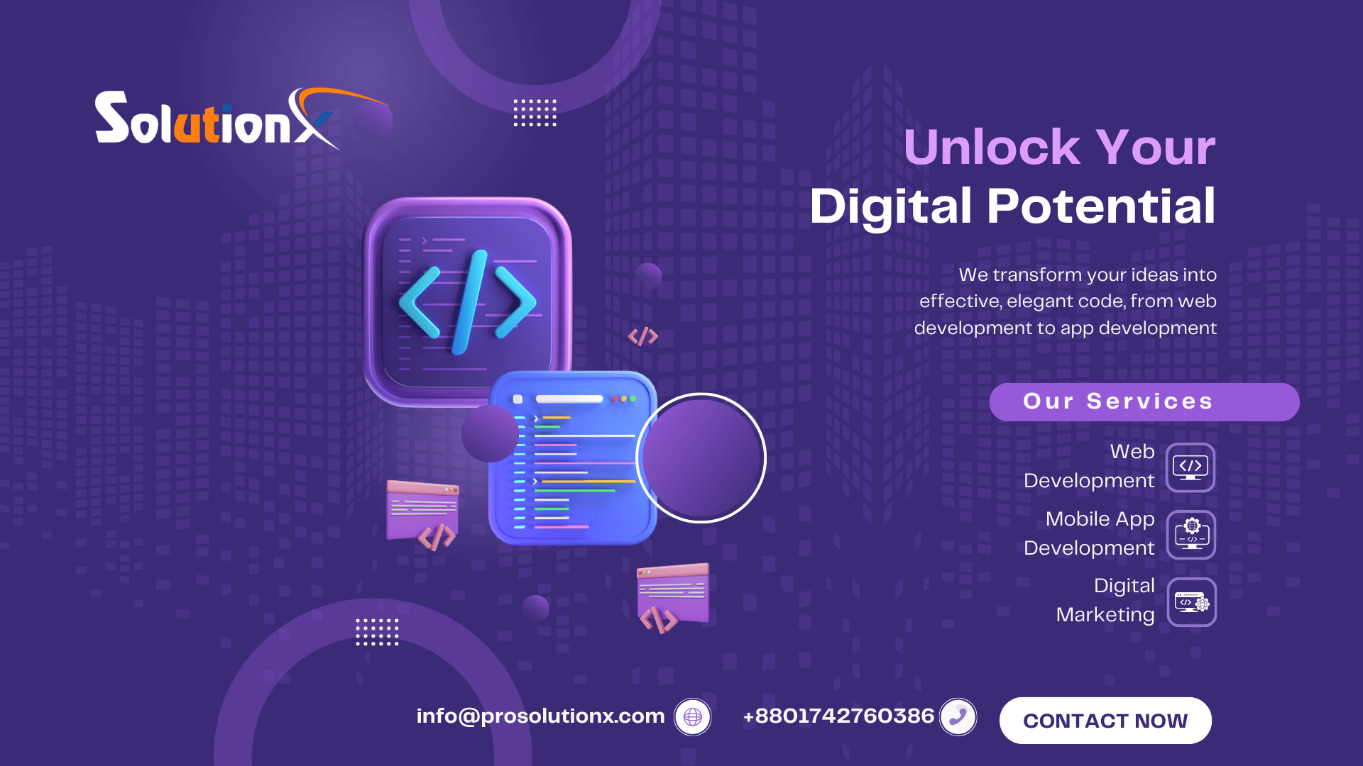 Pro SolutionX - Expert Web Development, AI Integration, and Digital Marketing Services